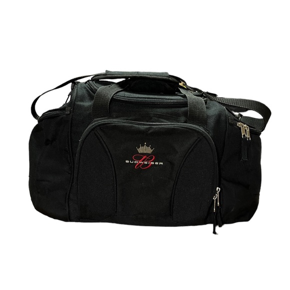Budweiser | Bags | Vintage Budweiser Bud King Of Beers Duffel Bag Black ...